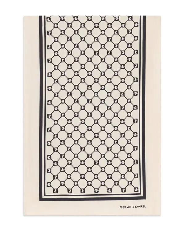 Gerard Darel Danae Silk Scarf - Black