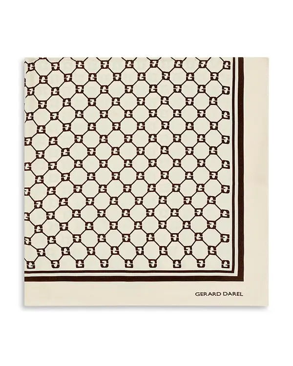 Gerard Darel Danae Square Scarf - Beige