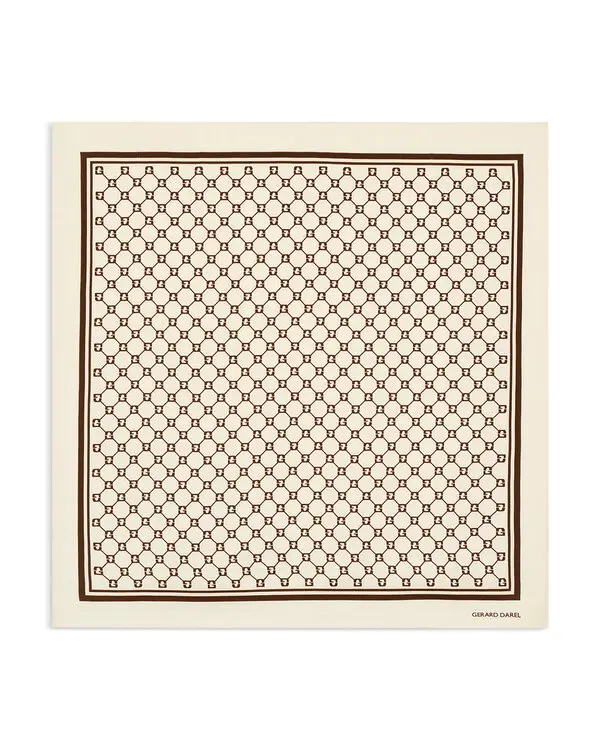 Gerard Darel Danae Square Scarf - Beige