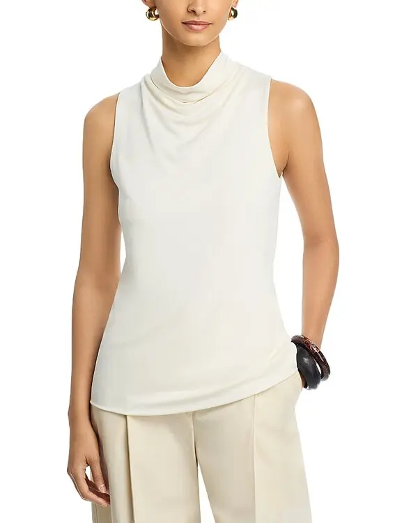 BOSS Ecary Cowlneck Top - Soft Cream
