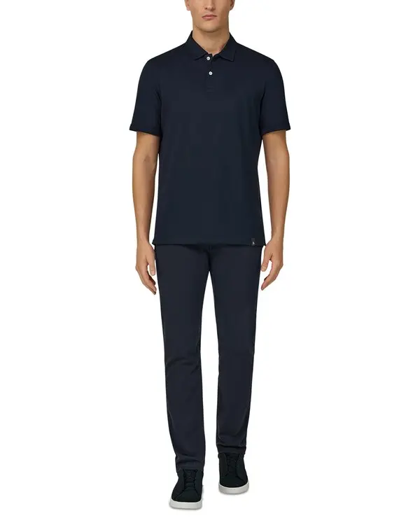 Boggi Milano Regular Fit Stretch Cotton Jeans - Navy Blue