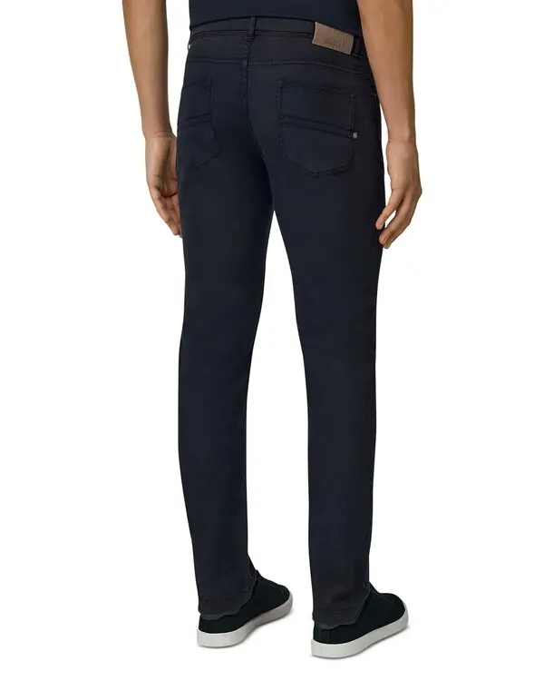 Boggi Milano Regular Fit Stretch Cotton Jeans - Navy Blue