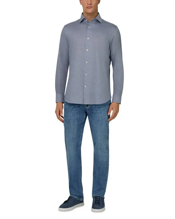 Boggi Milano Regular Fit Jeans - Medium Blue