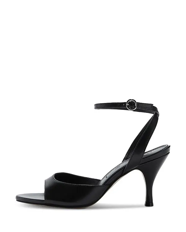 AeydĒ Jada Leather Sandals - Black