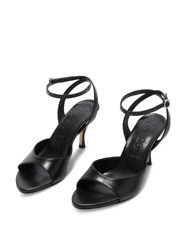 AeydĒ Jada Leather Sandals - Black