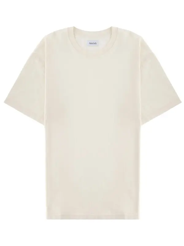AMISH SUPPLIES T-shirt Con Micro Logo - Ivory