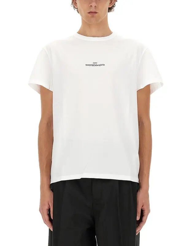 MAISON MARGIELA T-shirt In Cotone - White