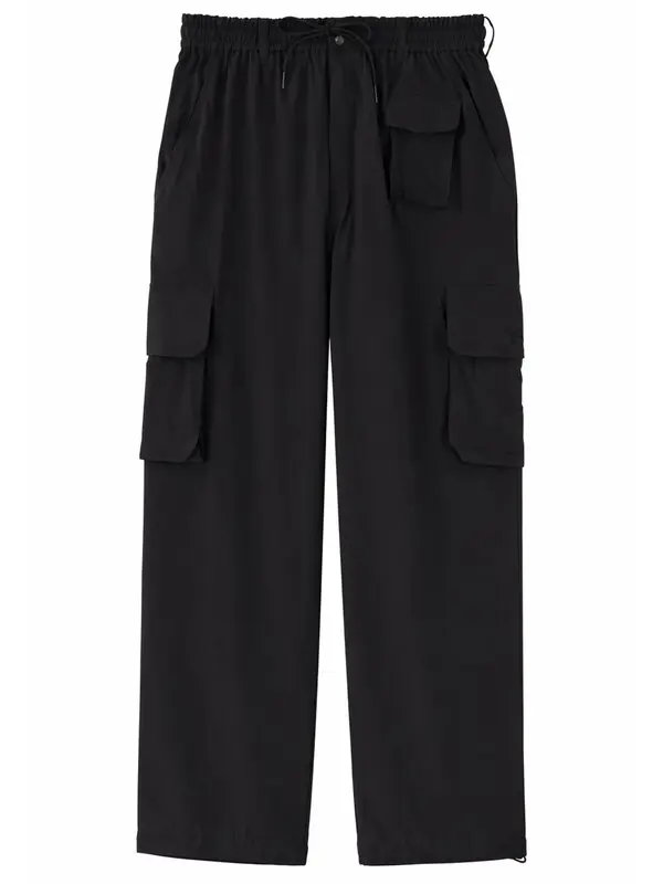 Y3 Cargo Trousers With Drawstring - Black