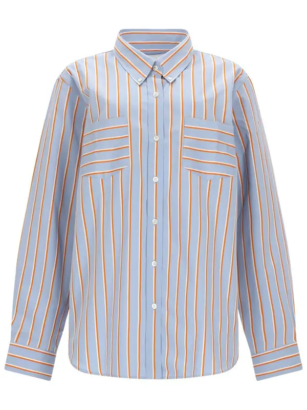 Dries Van Noten Striped Shirt - Azure