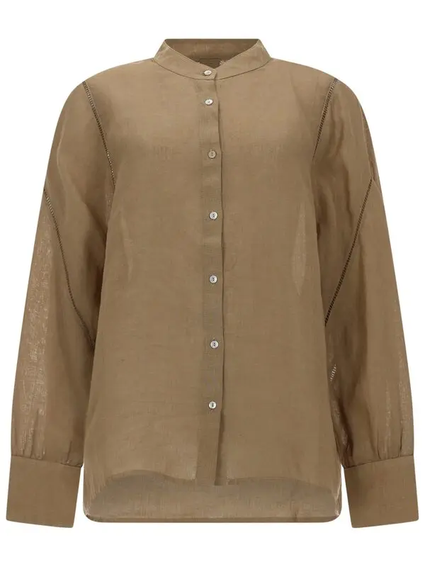 120% Lino Linen Shirt - Beige