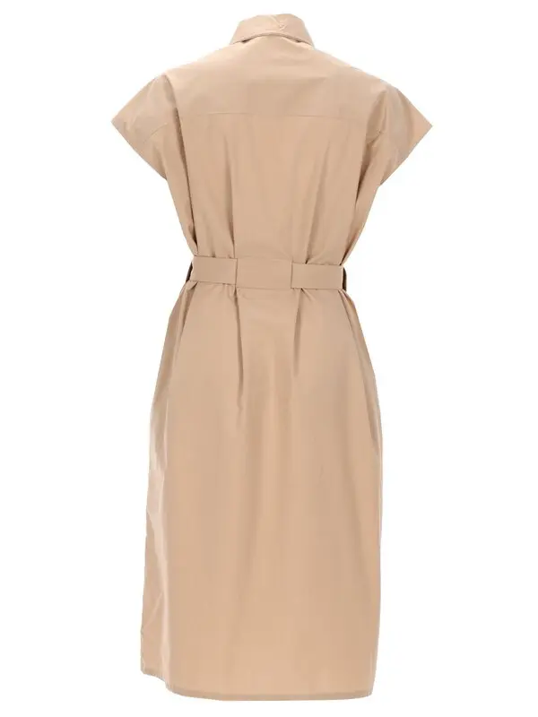 Fabiana Filippi Sleeveless Dress With Belt