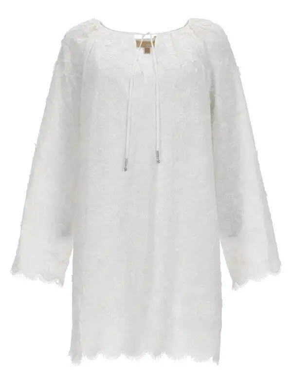 Michael Kors Embroidered Dress - White