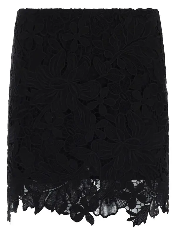Sportmax Macramé Mini Skirt - Black