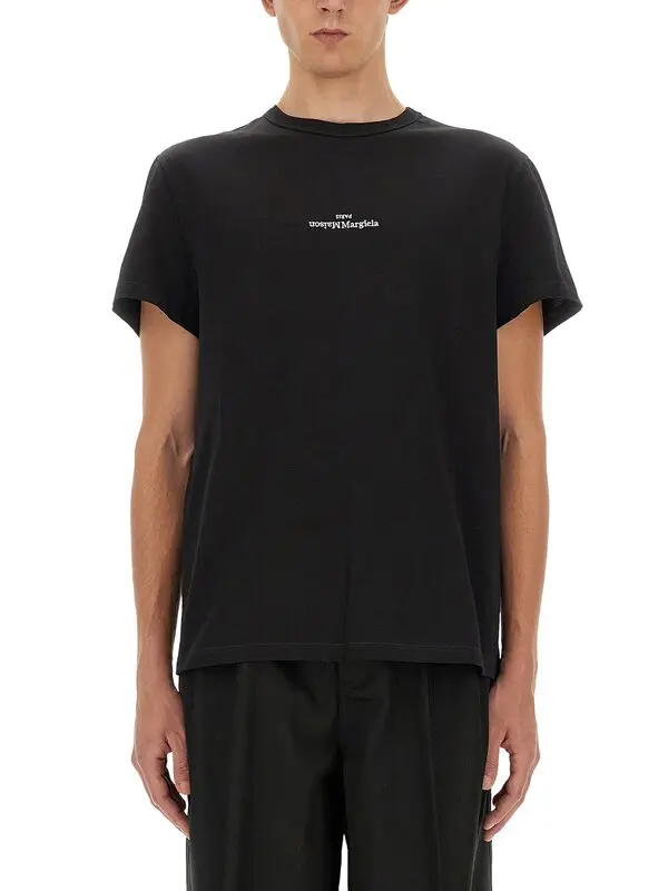 MAISON MARGIELA T-shirt In Cotone - Black
