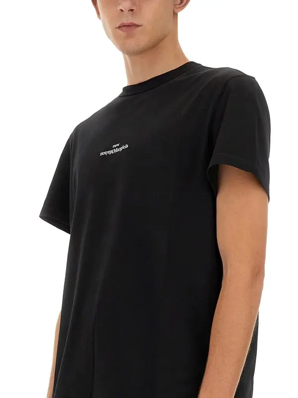 MAISON MARGIELA T-shirt In Cotone - Black