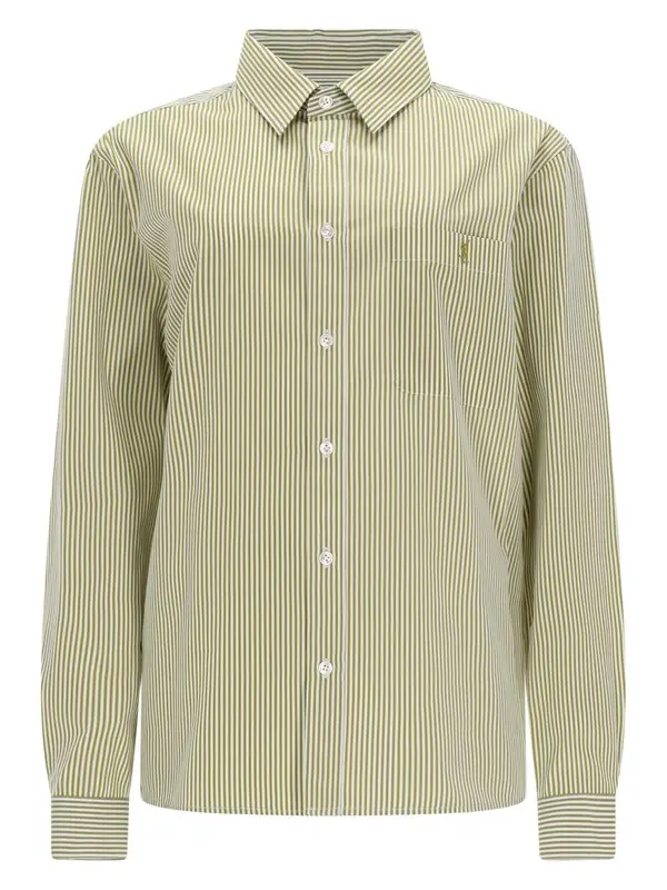 Saint Laurent Camicia "cassandre - Green