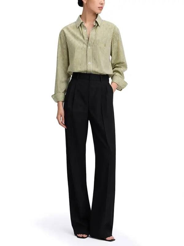 Saint Laurent Camicia "cassandre - Green