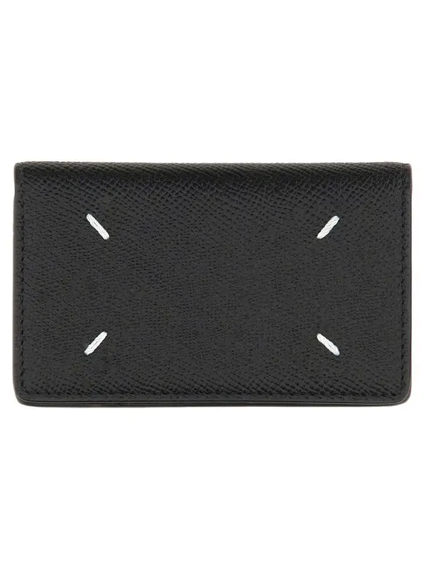MAISON MARGIELA Four Stitches Card Holder - Black