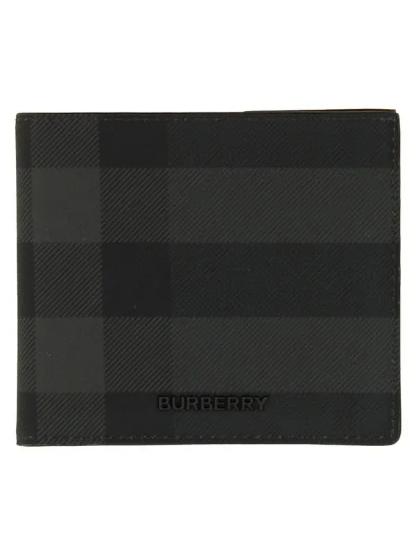 Burberry Logo Wallet - Grey