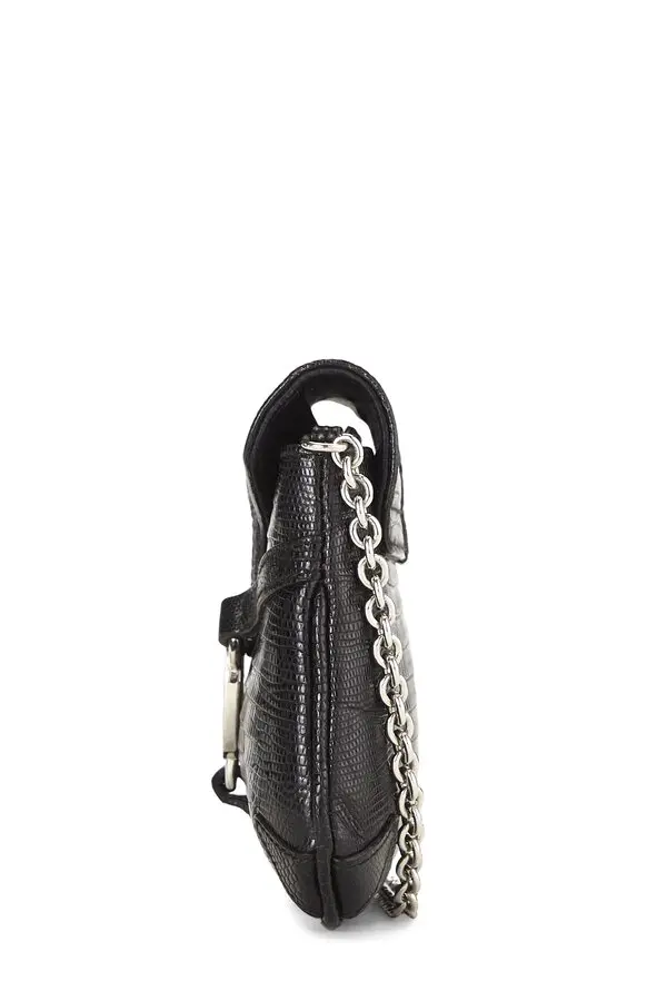 Gucci Lizard Reins Crossbody Bag