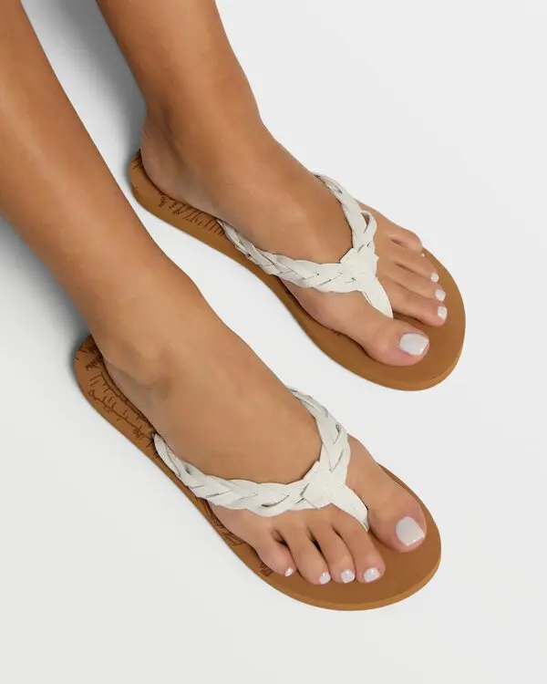 Roxy Feel Breezie Sandal - White