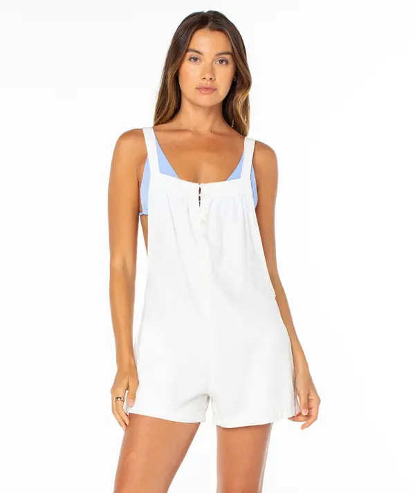 Roxy Sail & Bow Jumpsuit - Cloud Dancer Solid