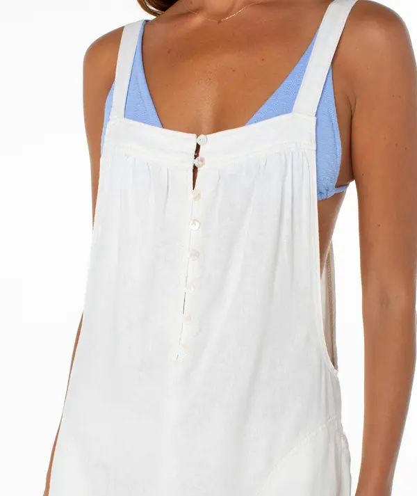 Roxy Sail & Bow Jumpsuit - Cloud Dancer Solid