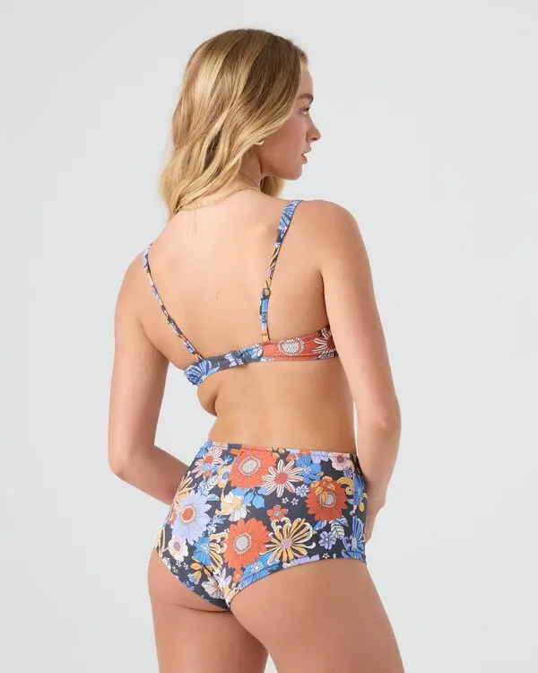 Roxy Soul Flower Scoop Bralette Bikini Top
