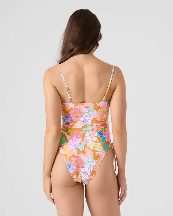 Roxy Lei It On Me Printed One-piece Swimsuit