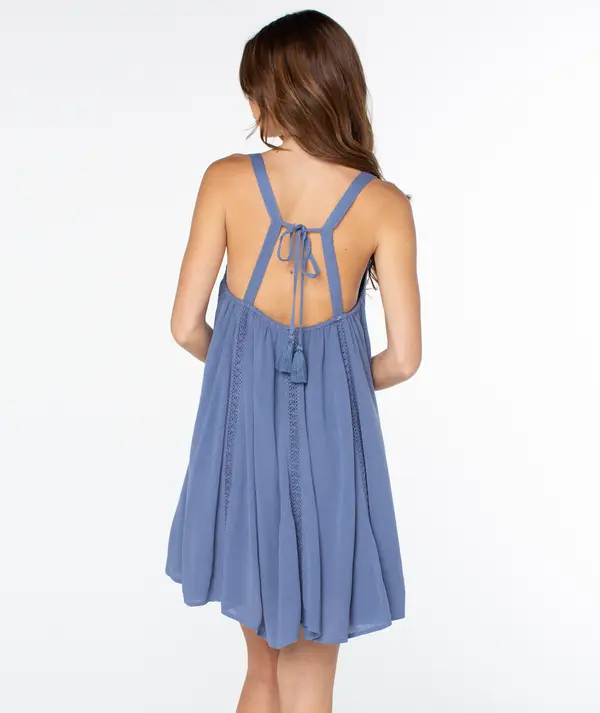 Roxy Sunswept Mini Dress - Wild Wind Solid