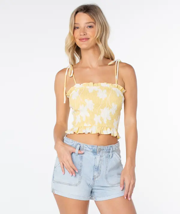 Roxy Avalon Tube Top - Raffia Wild Waikiki