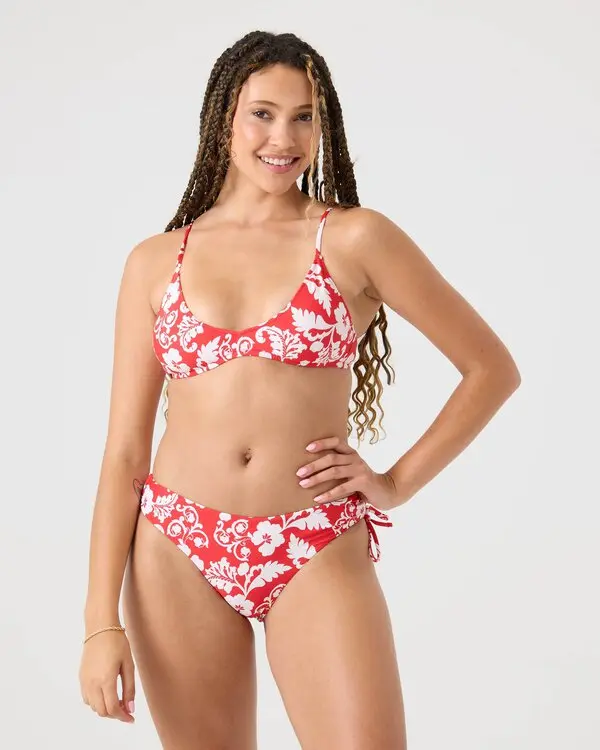 Roxy Athletic Triangle Bikini Top - Ivoryred
