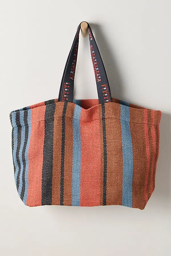 Free People Copacabana Tote - Coral Crush