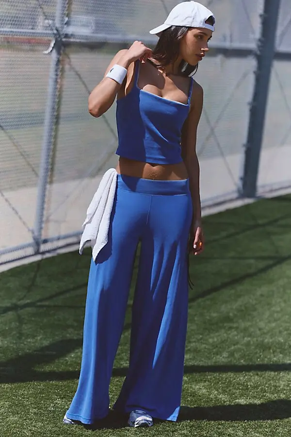 Free People Hot Shot Strappy Set - Electric Shock