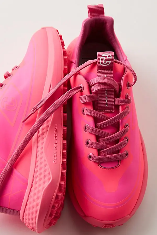 DUCA DEL COSMA Cortona Golf Sneakers - Knockout Pink