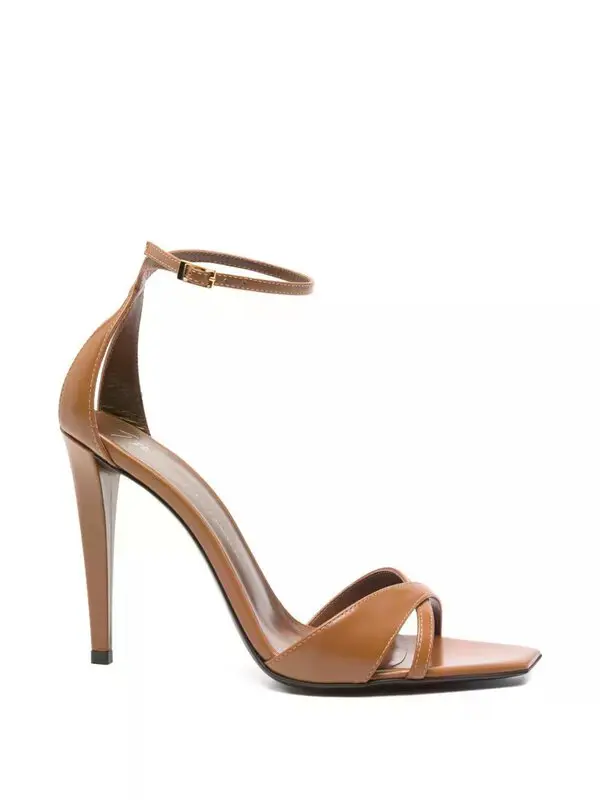 GIUSEPPE ZANOTTI Brivido Cruz Strap Sandals - Brown