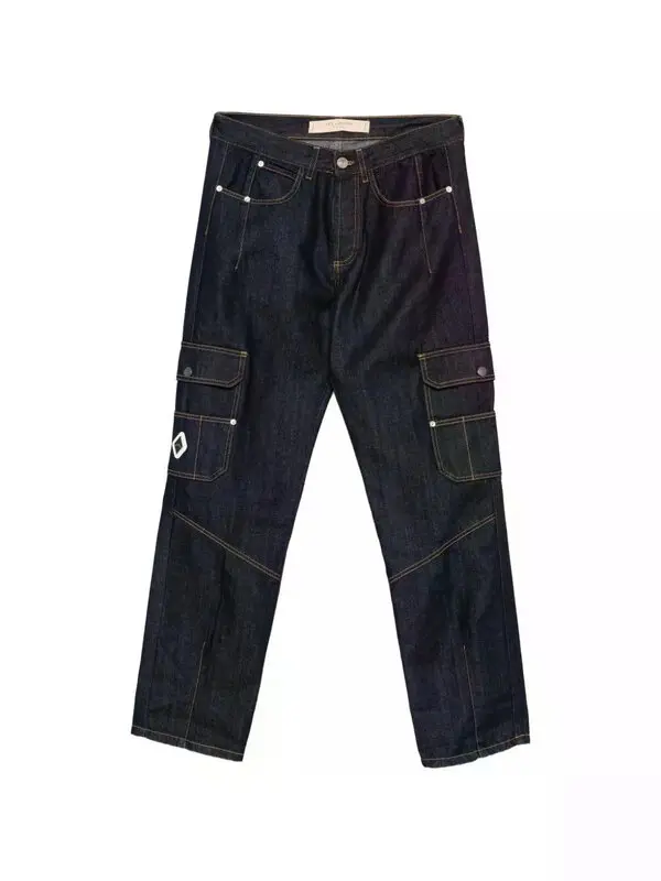 YES LONDON Cargo-pocket Jeans - Blue
