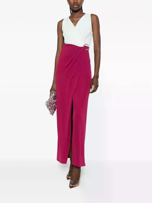 Patrizia Pepe Color-block Maxi Dress