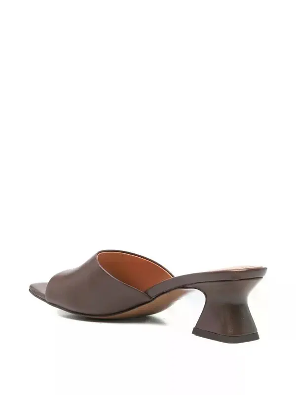 BIBI LOU Square-toe Leather Sandals