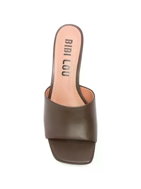 BIBI LOU Square-toe Leather Sandals