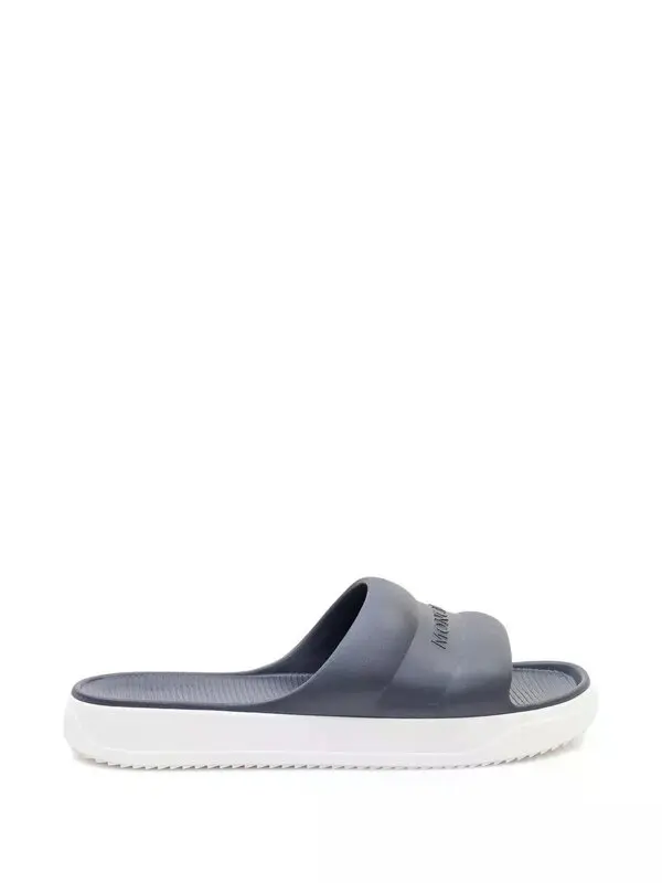 Moncler Padded Slides - Blue