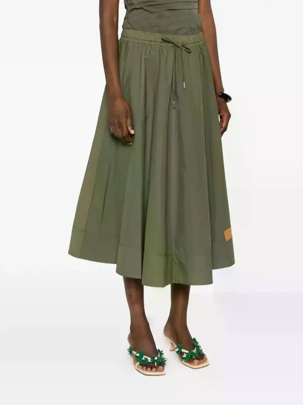 Simkhai Drawstring Midi Skirt