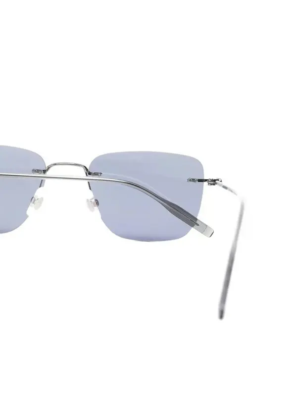 Montblanc Rimless Rectangle Sunglasses - Grey