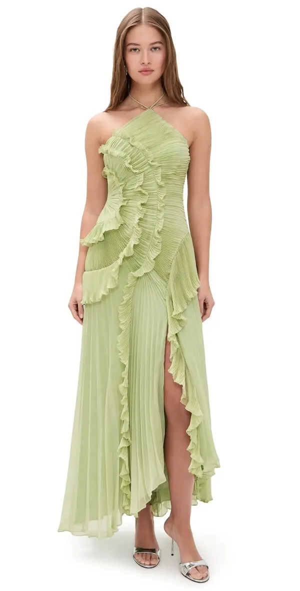 AMUR Lorelie Halter Gown - Stem
