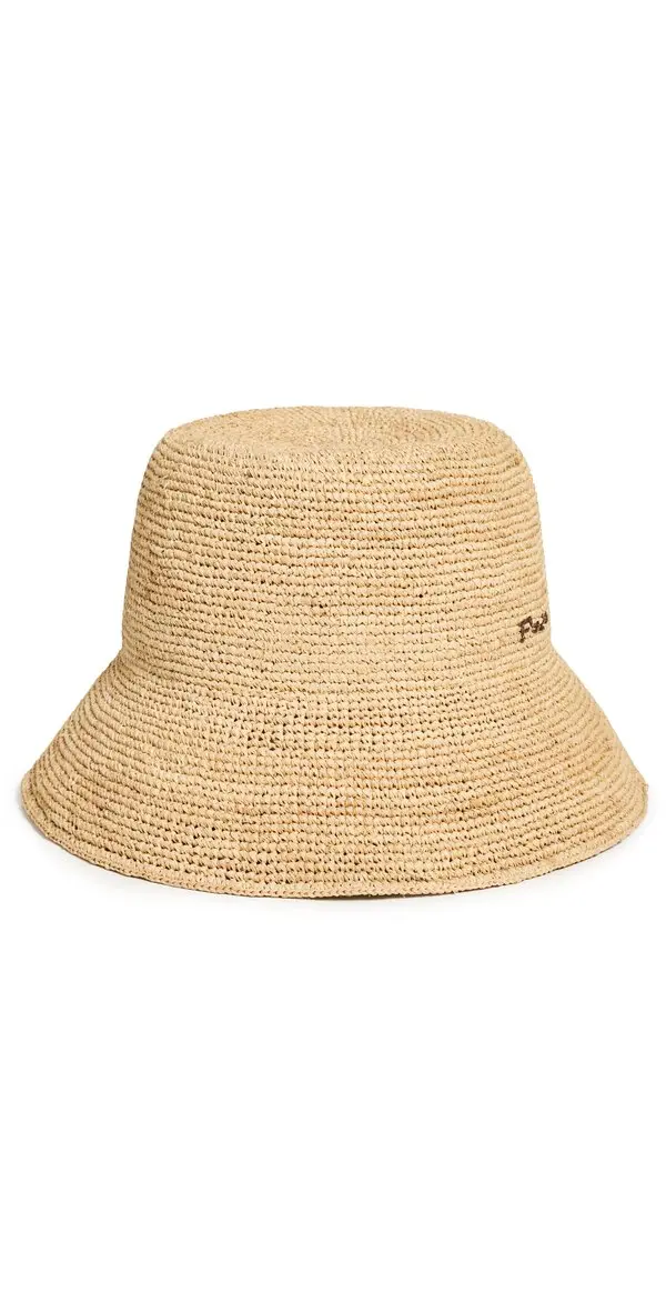 Polo Ralph Lauren Raffia Crochet Sun Hat - Natural