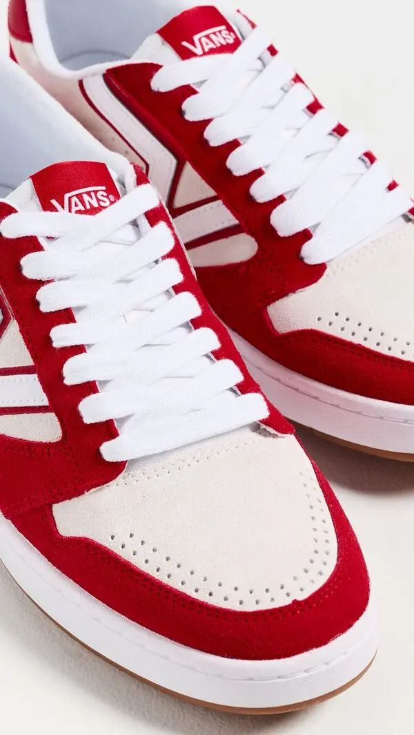 VANS Lowland 2.0 Suede Sneakers - Red
