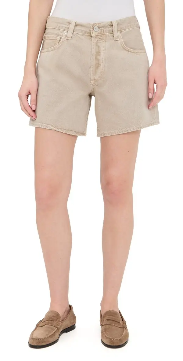 Citizens Of Humanity Billie Relaxed Denim Shorts - Burnished Quartz