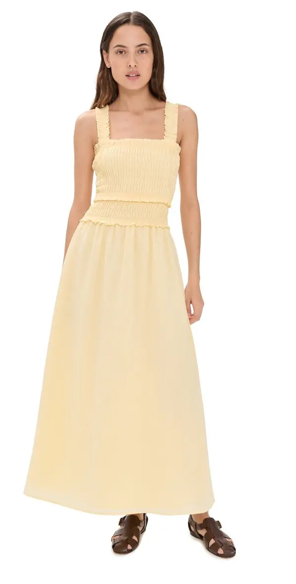 Hill House Home The Azalea Maxi Nap Dress - Butter Yellow