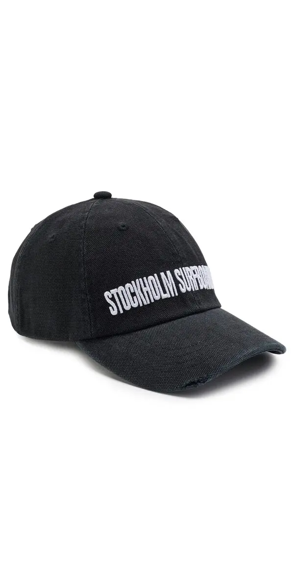 STOCKHOLM SURFBOARD CLUB Logo Cap - Black