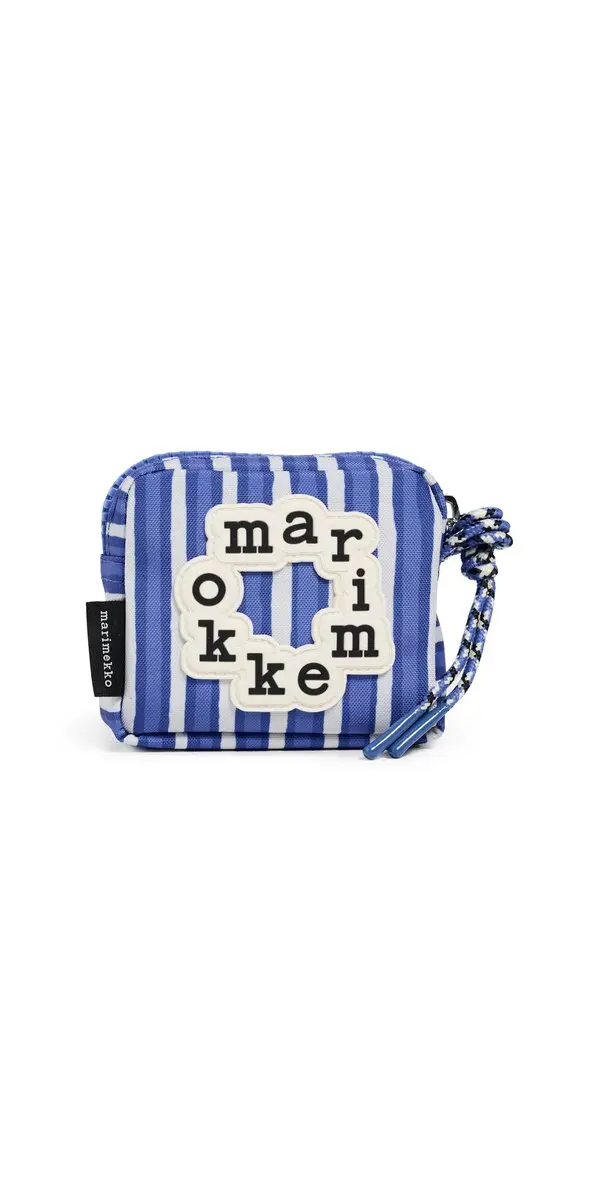 Marimekko Niekka Piccolo Pouch - Blue/light Blue